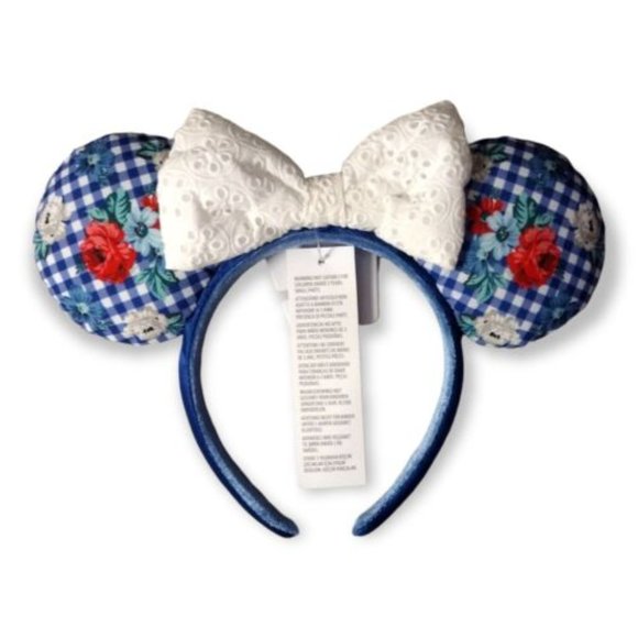 Disney | Accessories | Disney Parks Cottage Minnie Ear Headband | Poshmark